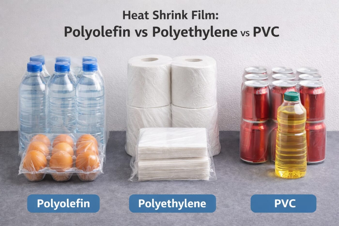 Heat Shrink Film: Polyolefin vs Polyethylene vs PVC (Part 2)